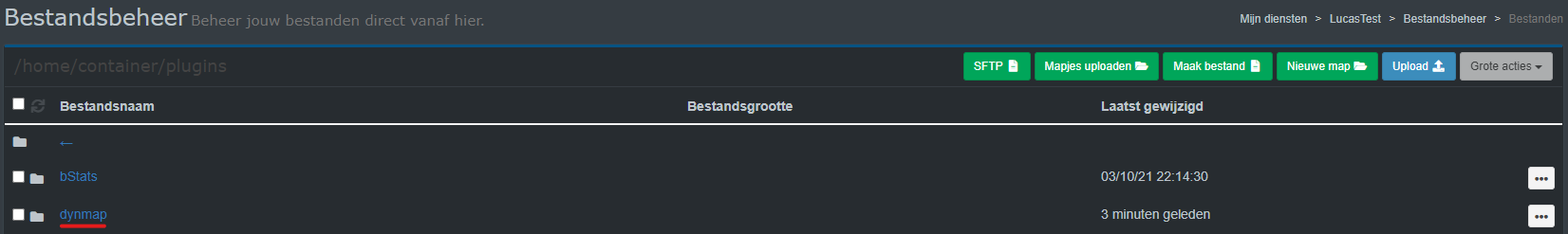 Hoe installeer je de dynmap plugin op je minecraft server?